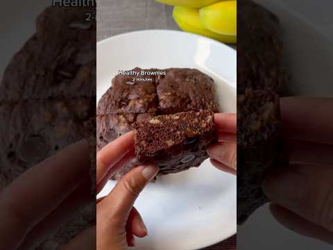 Healthy Brownies in 2 Minutes🤩Healthy Dessert Idea😍 #healthydessert #easyrecipe