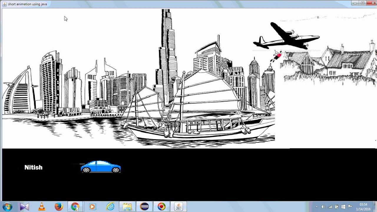 Simple 2d animation using -  Java Swing in Eclipse