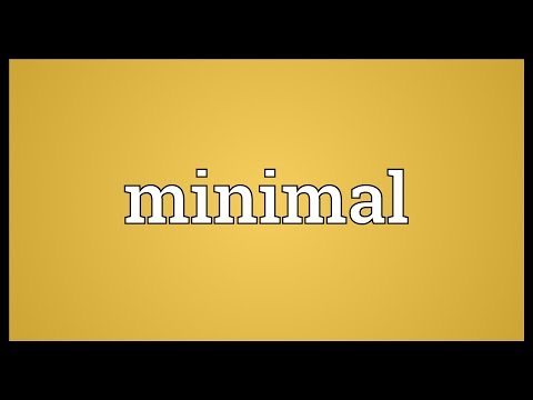 Minimal Meaning