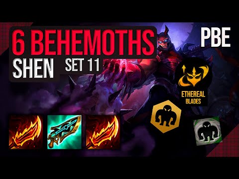 ETHEREAL BLADES Makes SHEN Unstoppable | TFT Set 11 PBE