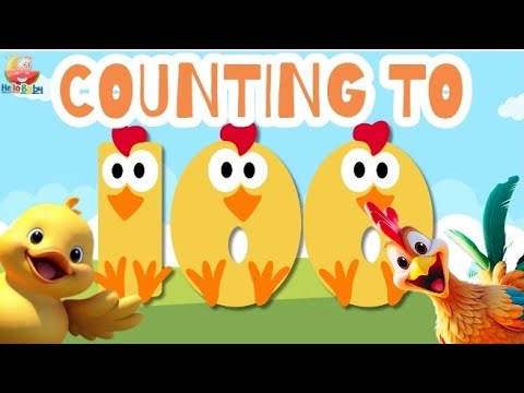 βCount 1β100 with Cute AI Cartoon Animals | Numbers name + Fruits counting for Kidsβ