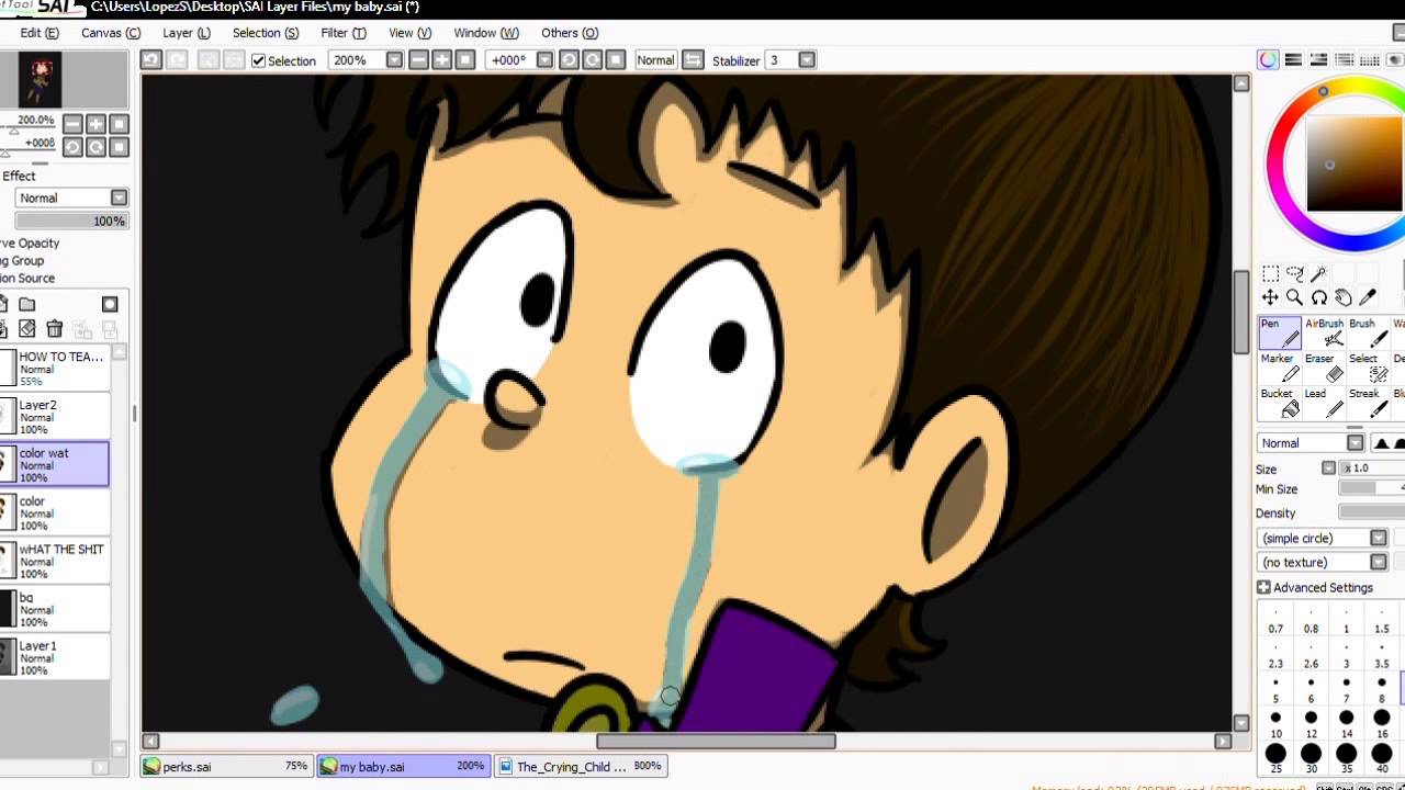 FNAF 4: Crying Child Speedpaint