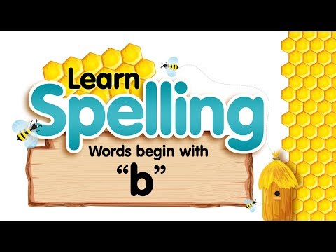 Learn Spelling Words begin with 'b' | Spell & Tell Words that begin with 'b' | Word Phonics