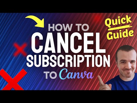 How to CANCEL Canva Subscription (Step by Step) 2025