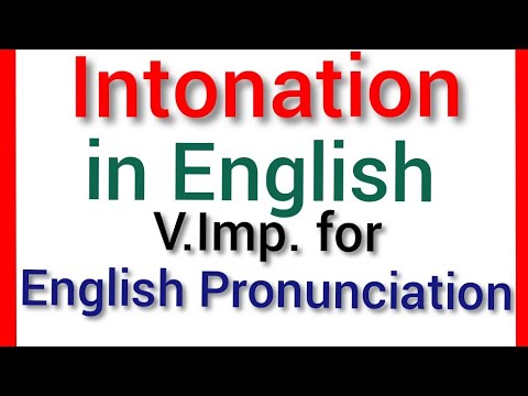 Intonation in English || Pitch Variation in English Pronunciation