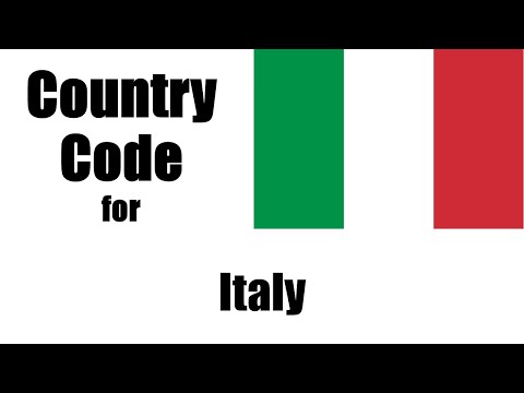 Italy Dialing Code - Italian Country Code - Telephone Area Codes in Italy