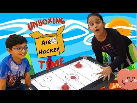 Air Hockey Mini Table Top Game Unboxing Air Hockey Mini Table Top Review ❤ Mini Air Hockey For kids