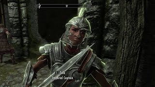 Secret Dialogue If You Use Voice Of The Emperor In Helgen at Skyrim ...