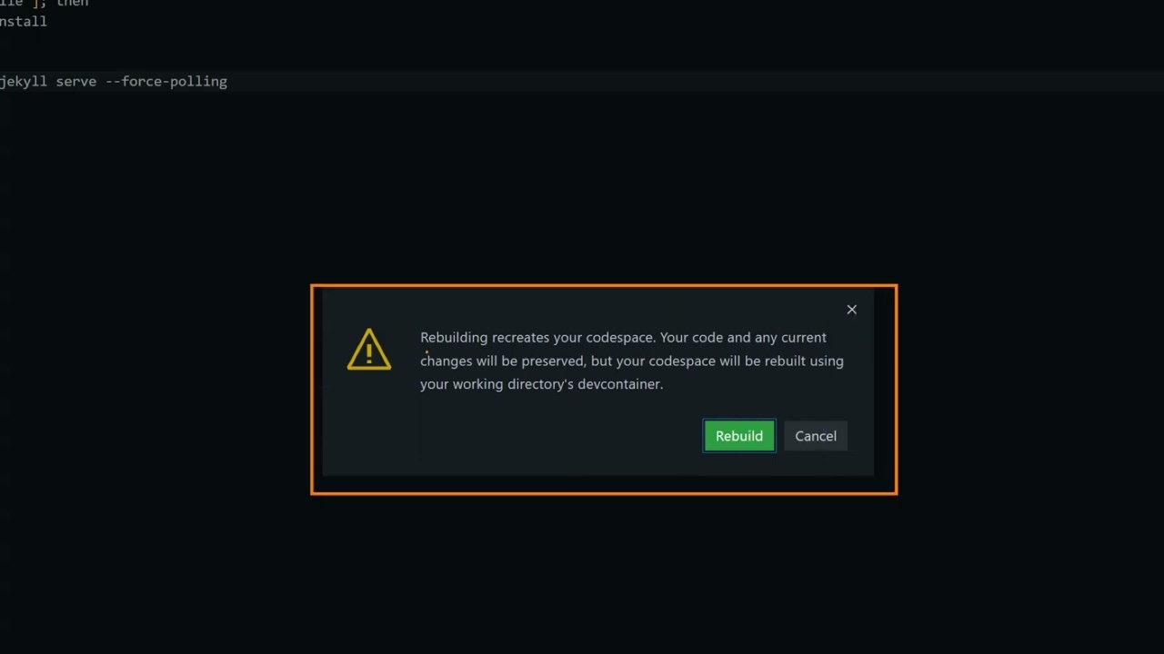 Setting up dev container and Github Pages