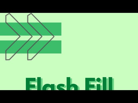 Excel Flash Fill