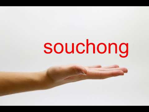 How to Pronounce souchong - American English