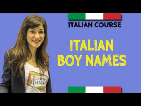 Italian baby boy names