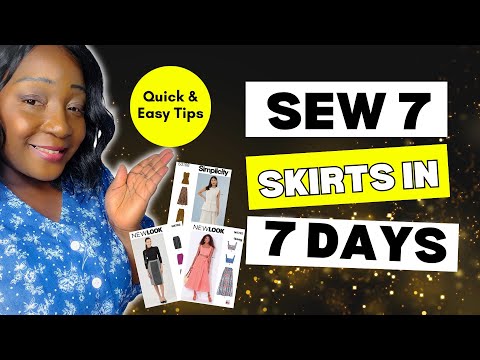 Sew 7 Skirts in Just 7 Days! | Master the Art of Sewing