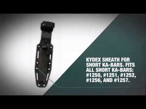 Ka-bar Knives Kydex Sheath, Black - knife-depot.com