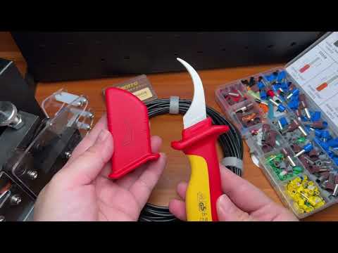 Best Knife For Stripping Cable with 1000V Insulated