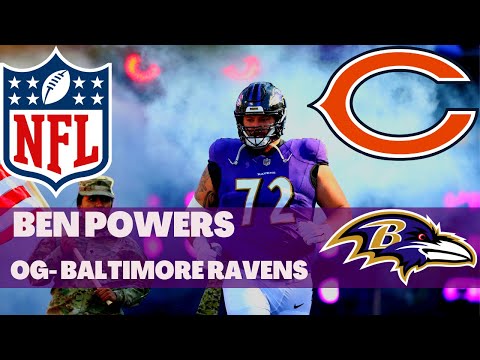 2023 Chicago Bears Free Agency Target: Ben Powers LG (Baltimore Ravens) || Building a Monster OLine