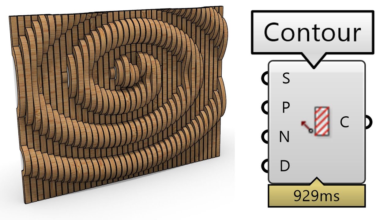 Grasshopper Contour (Parametric Wall)