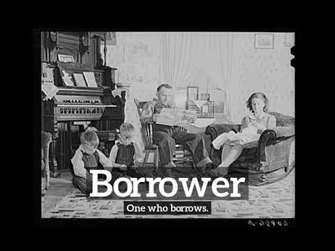 What is Borrower? | How Does Borrower Look? | How to Say Borrower in English?