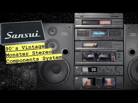 SANSUI B-3000 🌈RaRe🌈 1988 Vintage Home Stereo Component | Reverb