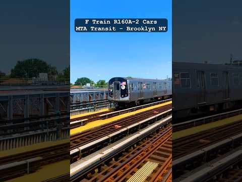 F TRAIN on McDonald Avenue ELEVATED TRACKS | Brooklyn NY | NYC MTA #mta #trains #stridewarrior
