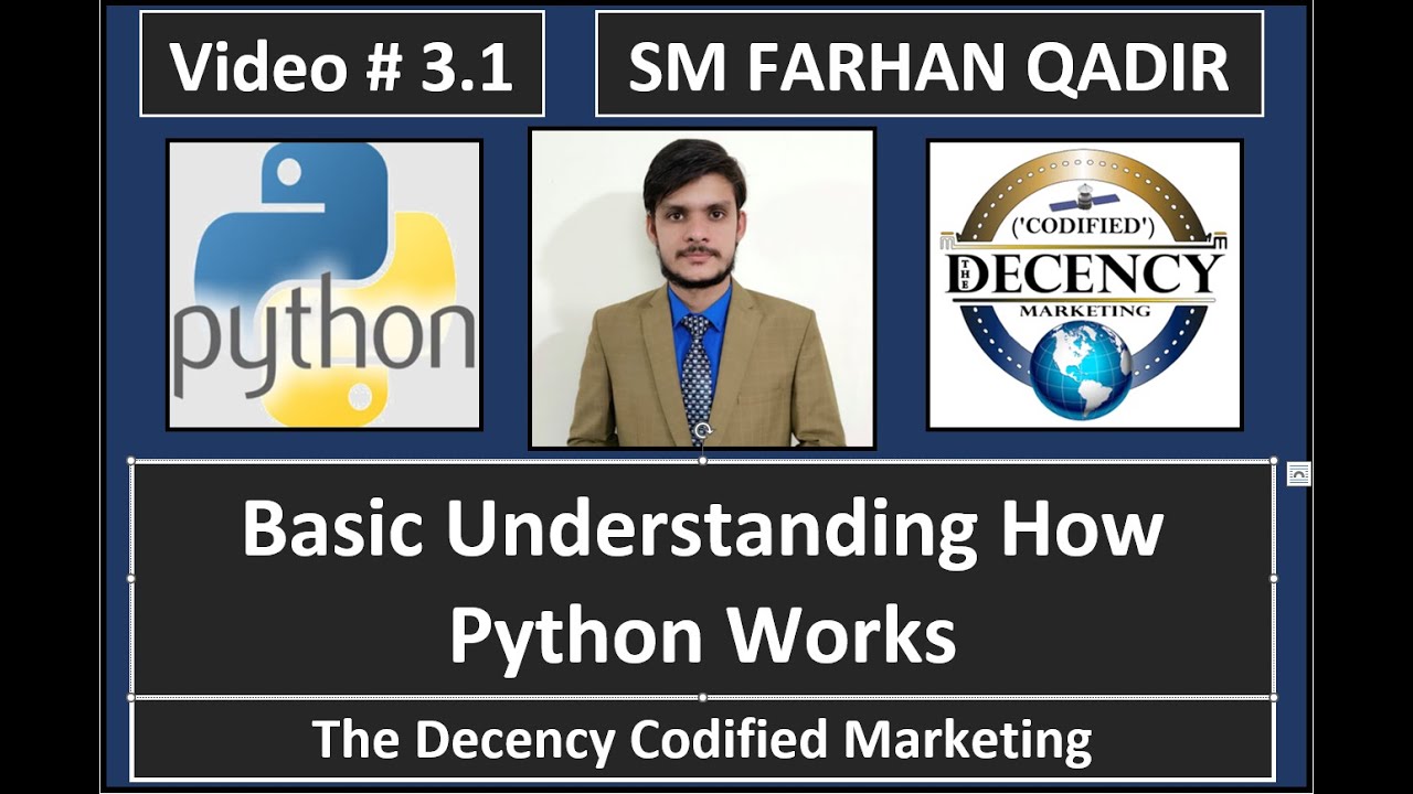 3.1 | Basics How Python Works | #9 | #python #pythontutorial #pythonprogramming #pythonforbeginners