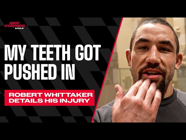Sports doctor explains Robert Whittaker's "absolutely terrible" UFC 308 ...