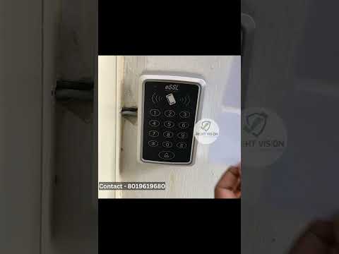 Card + Pin Password | Access Control Reader | 8019619680 |SA-32 | #accesscontrolinstallation #essl|