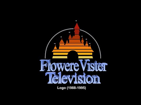 Flowere Vister Television logos (1988-1995)