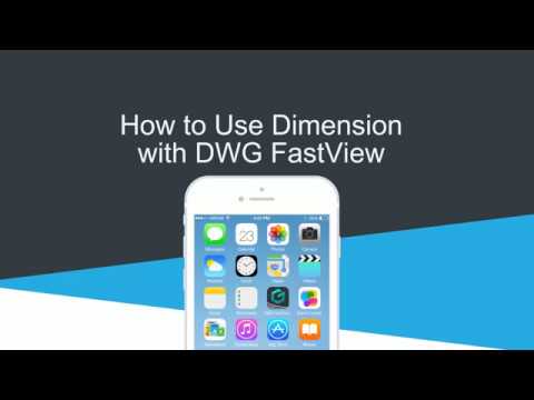 How to Use Dimension with DWG FastView?