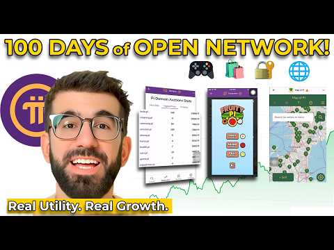 100 Days of Pi Open Network! $100M Fund, .pi Domains, KYC Fixes, Mainnet Migration & 13M Users!