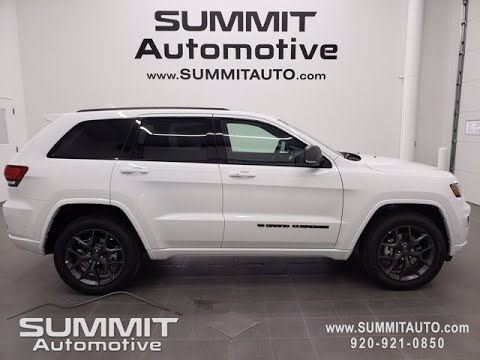 2021 JEEP GRAND CHEROKEE 80TH ANNIVERSARY LIMITED BRIGHT WHITE WALK AROUND REVIEW 21J45 SOLD! SUMMIT