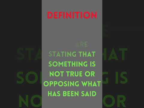 CONTRADICT MEANING / ADVANCED ENGLISH WORDS