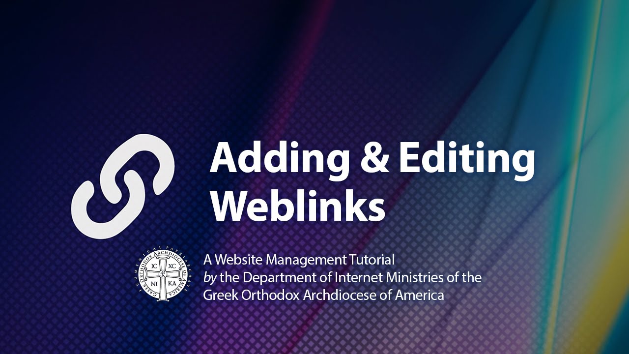 Evolution CMS: Adding/Editing Weblinks