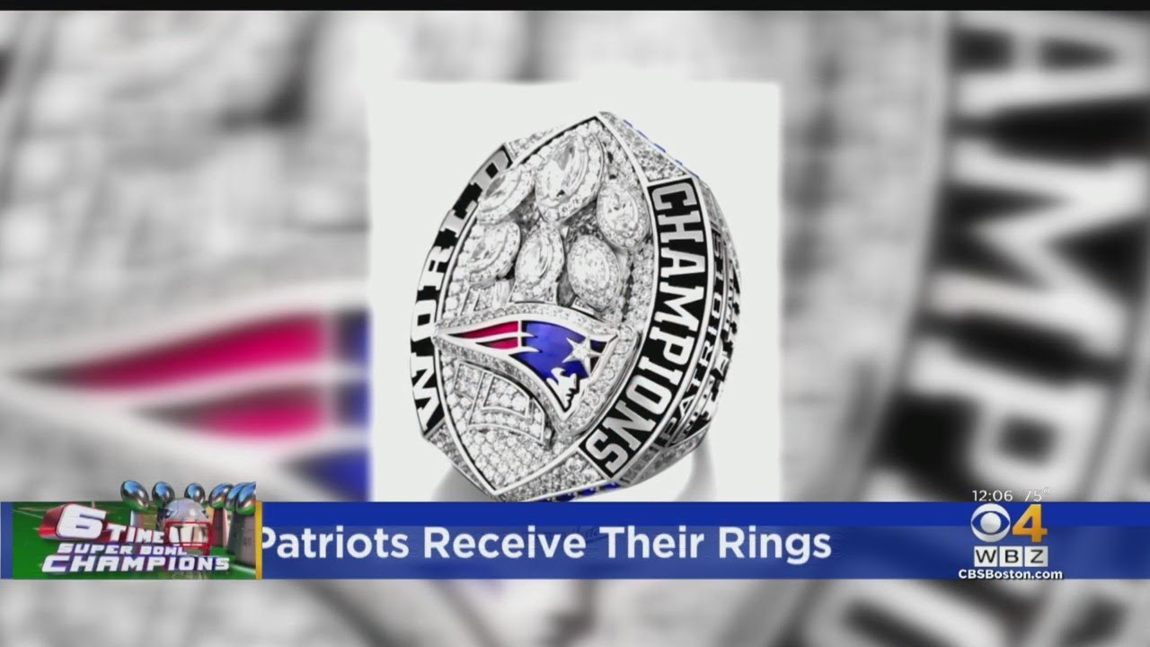 The Patriots Receive Their Super Bowl Rings