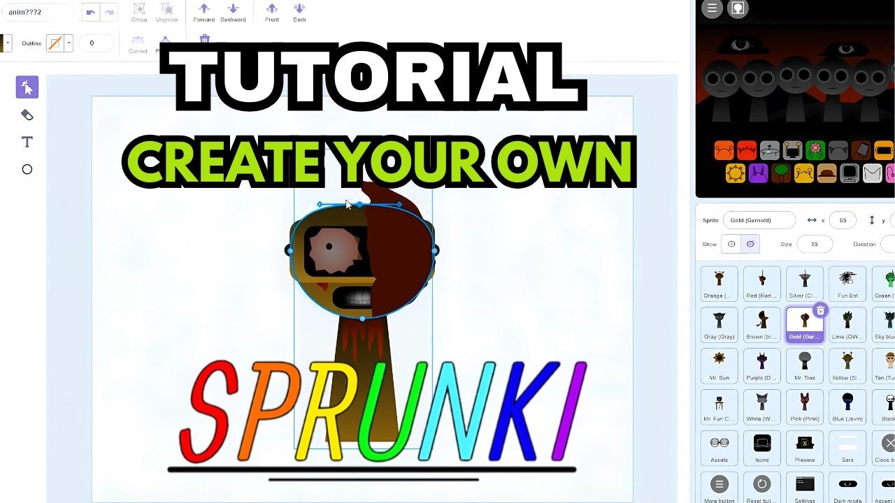 How to Make Custom Sprunki TUTORIAL