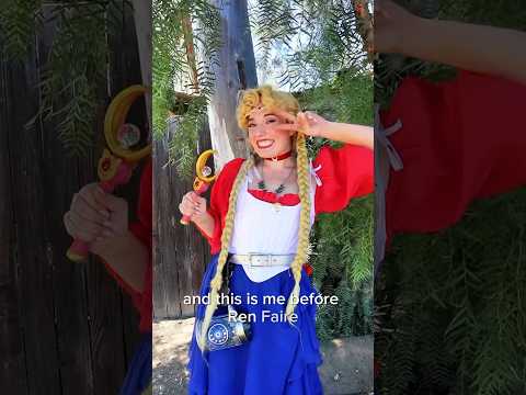 It was almost 100 degrees this day 🥵☀️ #cosplay #renfaire #sailormoon #sailorscouts