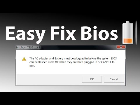 [Easy] Force to install Dell Bios without Battery