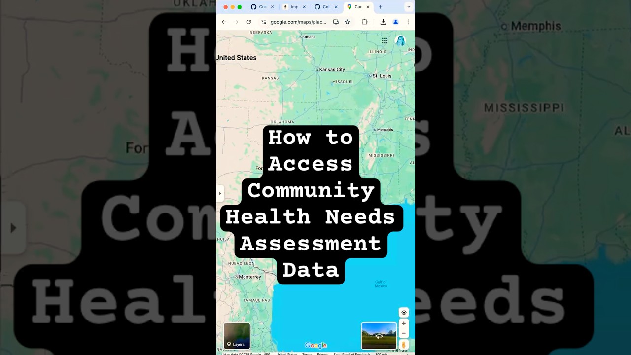How to Access the Community Health Needs Assessment Data Release on Github  #chna #communityhealth