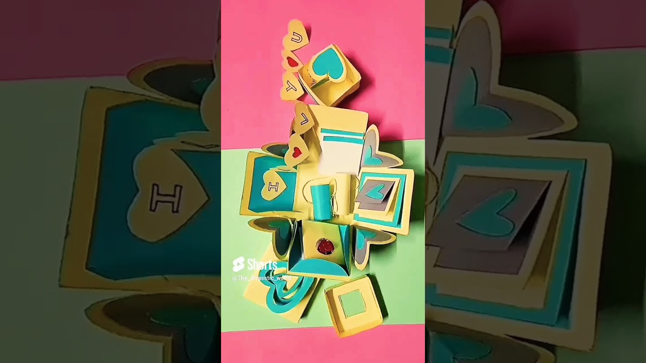 gift box 🎁 #giftbox #gift #love #birthdaygift #viralshort #papercraft #art #paper #diy #handmade