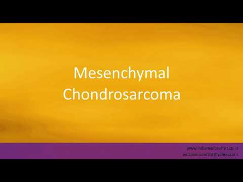 Pronunciation of the word(s) "Mesenchymal Chondrosarcoma".