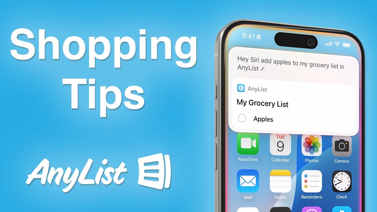 AnyList Shopping Tips