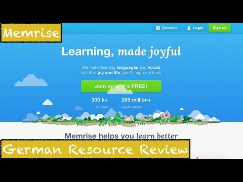 Memrise - German Resource Review - Deutsch lernen