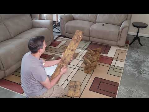 BOOKCASE TREE unique looking unboxing and assembly | how to assemble a bookcase