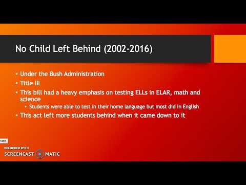 The History of Bilingual Education