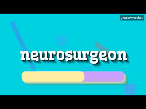 NEUROSURGEON - HOW TO PRONOUNCE IT? #neurosurgeon