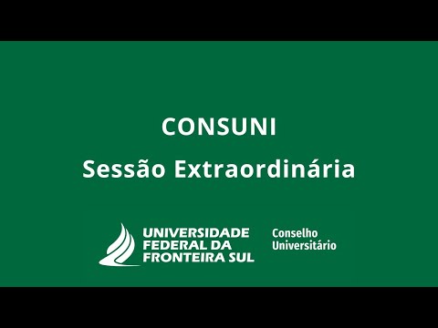 3ª Sessão Extraordinária - CONSUNI 2024
