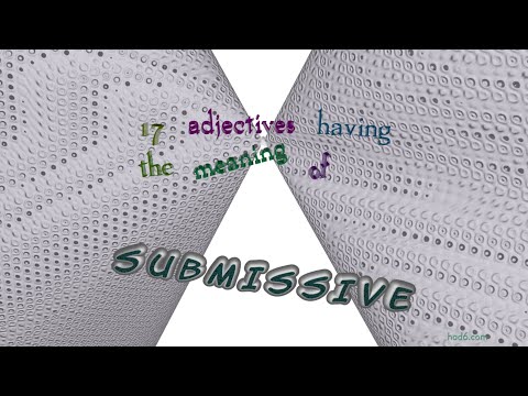 submissive - 17 adjectives synonym to submissive (sentence examples)