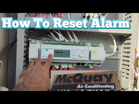 Mcquay chiller Alarm how to Reset | Microtech controller Alarm how to reset | Daikin chiller