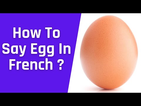 How Do You Say Egg In French ?