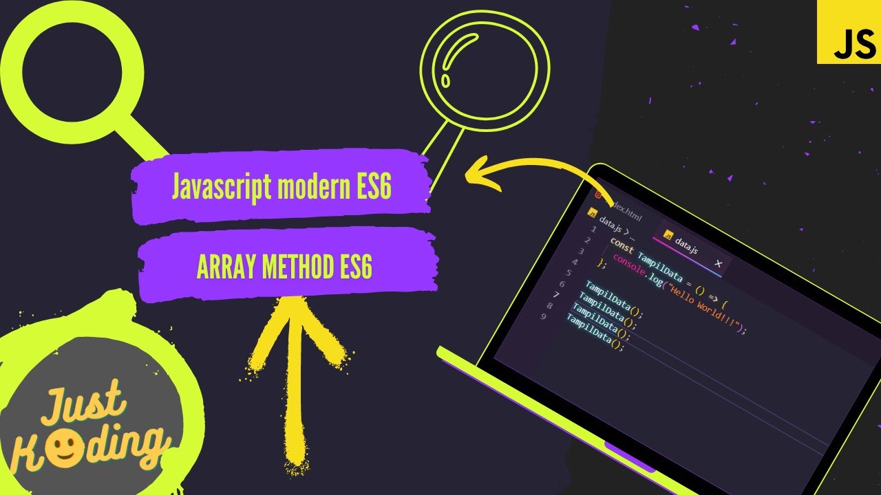 Tutorial Javascript ES6 | Array Method (filter, find, findindex, keys, from)